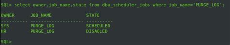 How To Get Ddl Of A Dbmsscheduler Job Under Sys Schema
