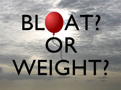 Stomach Bloating Weight Gain