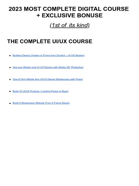 The Complete Ui And Ux Course Pdf