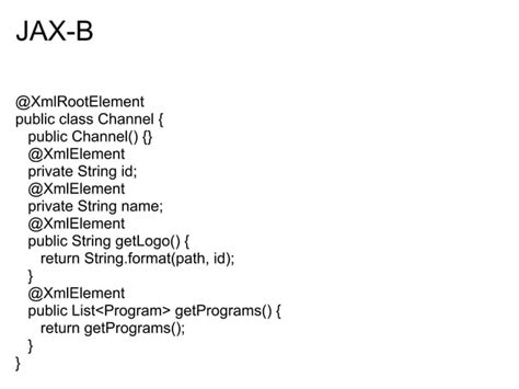 Json Persistence Framework PPT