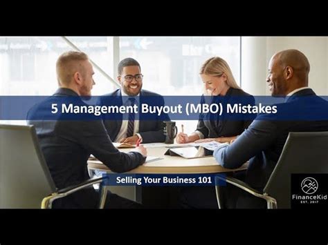 Robert Bezede On Linkedin 5 Mistakes In Management Buyout Mbo Manda Transactions