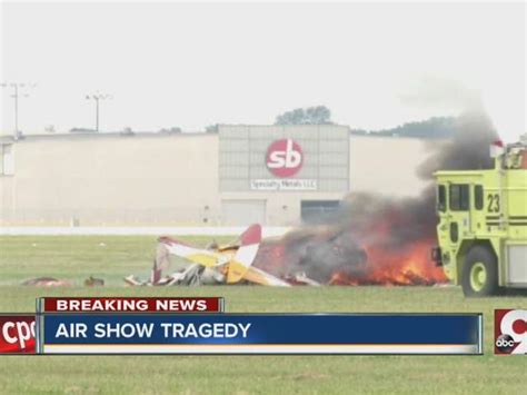 Dayton Air Show Plane Crash 2 Dead After Stunt Plane Spirals Out Of