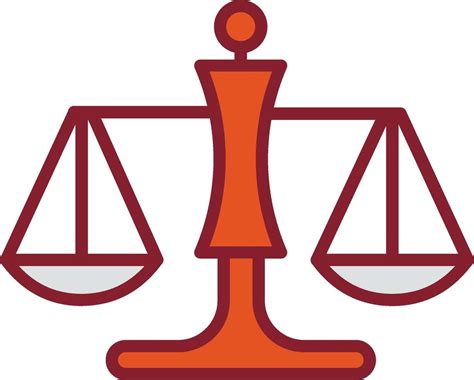Justice Scale Vector Icon 41823218 Vector Art At Vecteezy