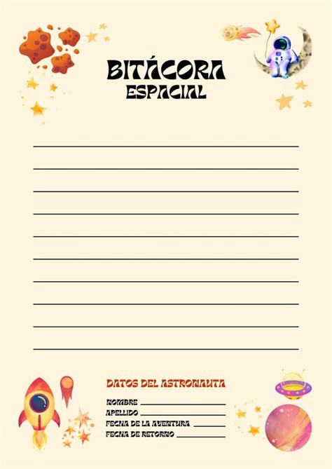 P Gina Plantillas De Bitacora Gratis Y Personalizables Canva