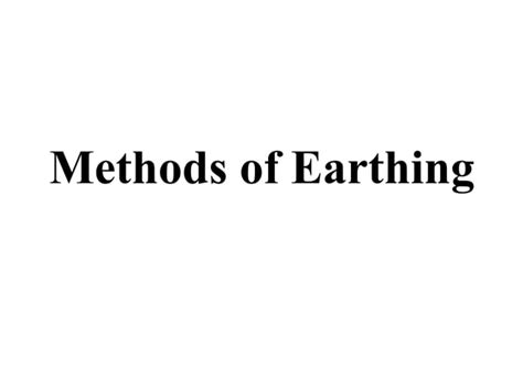 Power System Earthing Pptx