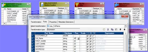 Creating Expression Transformation In Informatica