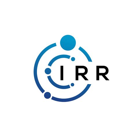 Irr Letter Technology Logo Design On White Background Irr Creative