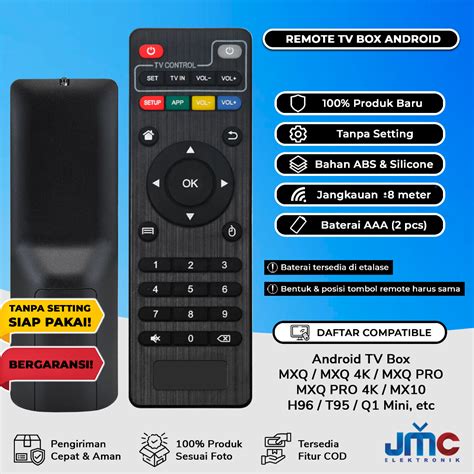 Jual Remote Remot Android Tv Box Mxq Mxq 4k Mxq Pro Mxq Pro 4k
