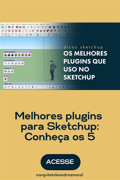 Melhores plugins para Sketchup Conheça os 5 Study Plugins