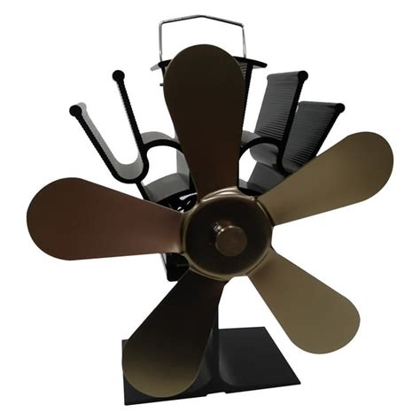 Satrino Wood Stove Fan 5 Blade Fireplace Fan For Wood Burning Stove