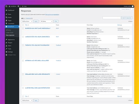 Omniform Wordpress Plugin