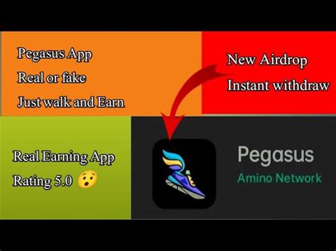 Walk And Earn AMO Token Free From Pegasus App Instant Withdraw New