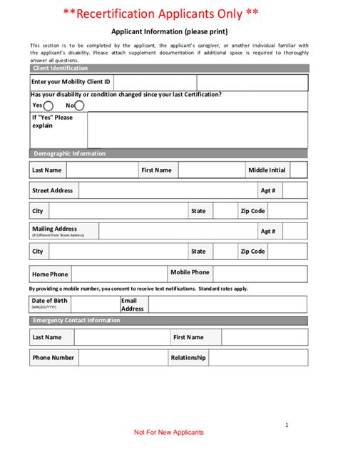 Fillable Online Mta Re Certification Application Fax Email Print