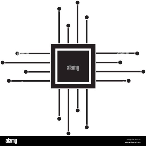 Motherboard Circuit Microprocessor Chip Technolgy Stock Vector Image And Art Alamy