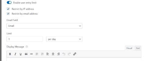 How To Limit The Number Of Wordpress Form Entries Ways