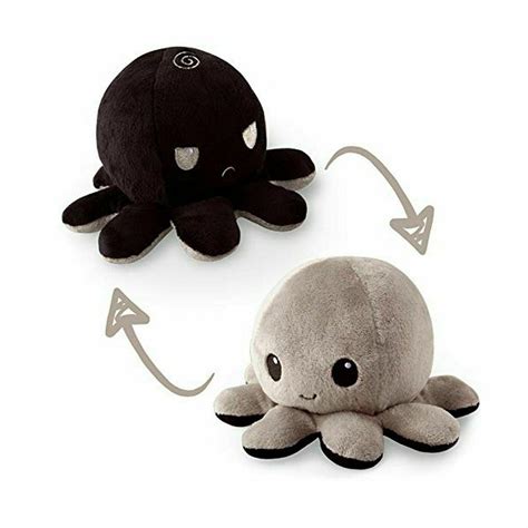 Teeturtle The Original Reversible Octopus Plushie Pink Yellow