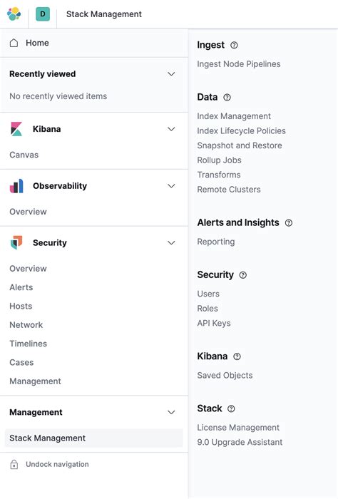 Security Nav Links Not Hidden Properly · Issue 69798 · Elastickibana