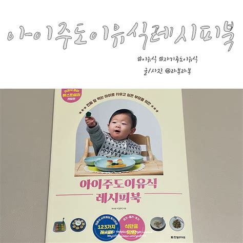 이유식 책추천 아이주도이유식레시피북 메뉴 요리초보도 쉽게 네이버 블로그