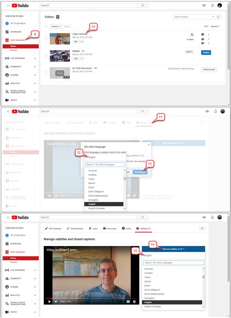 How To Generate Automatic Captions In Youtube Video Instruction Uh