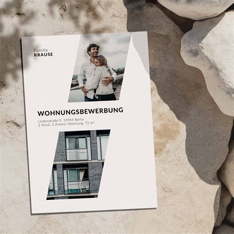 Wohnungsbewerbung Vorlage Bewerbung für eine Wohnung
