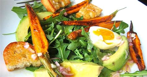 Roasted Carrot And Avocado Salad