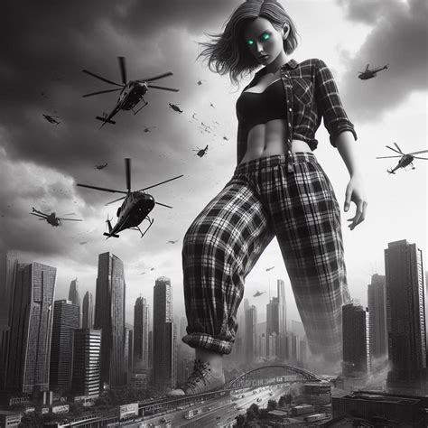 Giantess Plaid Pants 26 By Pqgt On Deviantart