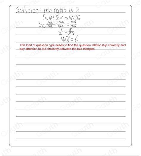 Solved Using Scale Factors To Find Missing Lengths Line Segment LM Is