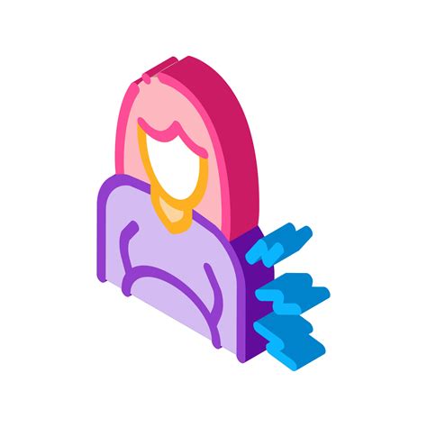 Contractions Pregnant Woman Isometric Icon Vector Illustration 18034495 Vector Art At Vecteezy