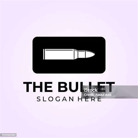 총알 아이콘 배지 기호 빈티지 벡터 일러스트 레이 션 디자인 M1 개런드 소총에 대한 스톡 벡터 아트 및 기타 이미지 M1 개런드 소총 개념 개성 개념 Istock