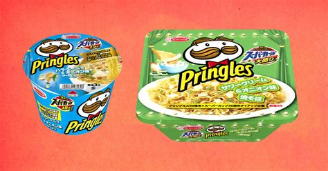 Pringles Instant Noodles Pringles Unveils Chip Flavored Soba In Japan