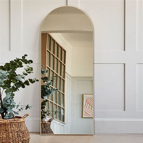 NeuType Arched Full Length Mirror 65 X22 Full Body Mirror Polymer Thin