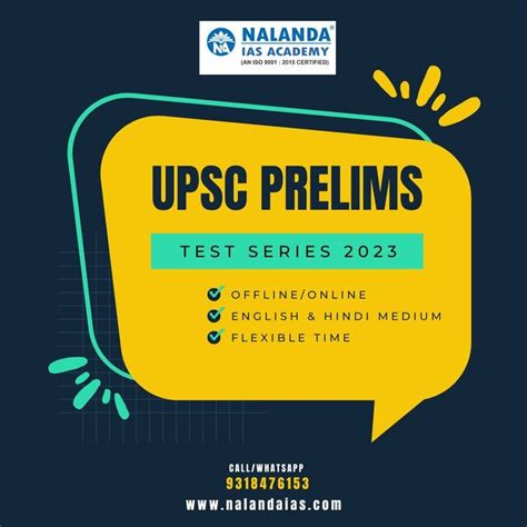 Upsc Prelims Test Series 2023 Join Nalandas Upsc Prelims Test