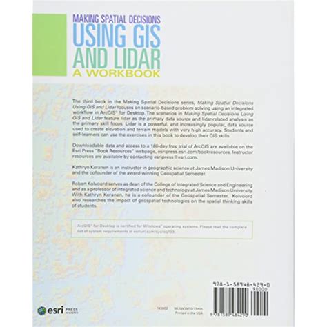 making spatial decisions making spatial decisions using gis and lidar