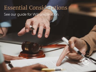 Essential Considerations For Will Preparation