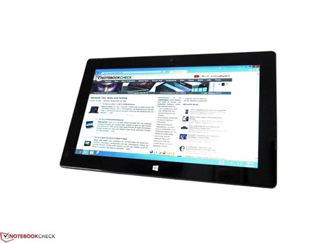 Review Microsoft Surface Pro Tablet NotebookCheck Net Reviews