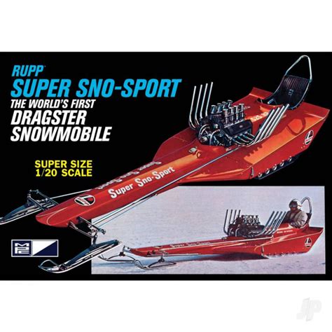 Mpc 1 20 Rupp Super Sno Sport Snowmobile Dragster Plastic Kit