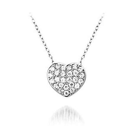 Montebello Ketting My Heart Zilver Gerhodineerd Hart 11x13mm