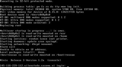 Minix El Sistema Operativo Oculto En El Hardware Intel