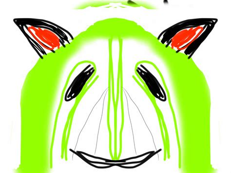 Green Animal Skeach By Asomcooldude On Deviantart