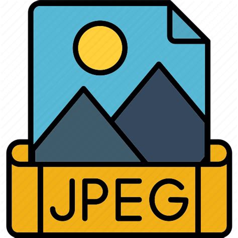 Jpeg Document Extension File Filetype Format  Icon Download