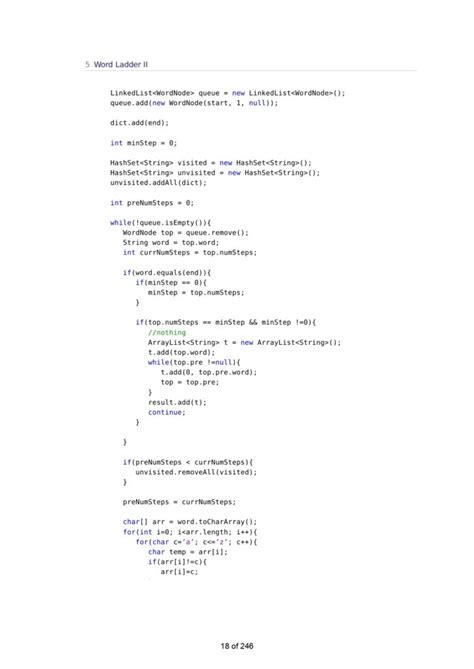 Leetcode Solutions In Java Pdf