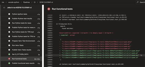 Functional Tests Are Failing On Master Due To Fs Issues · Issue 8829 · Microsoftvscode Python