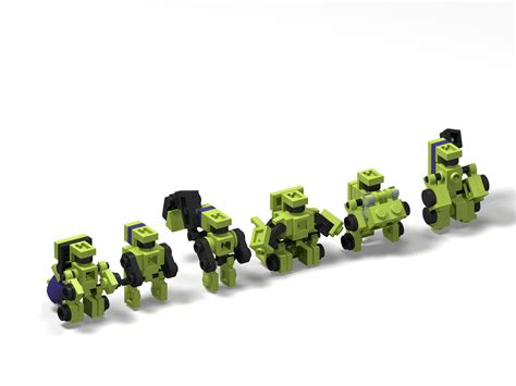 Minifig Scale Transformers Gen 1 Constructicons Devestator Instructions And Parts List Only Etsy