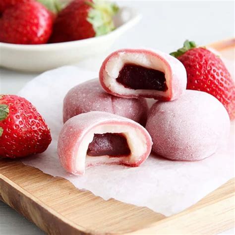 Healthy Strawberry Mochi Easy 5 Min Recipe Forever Feeding