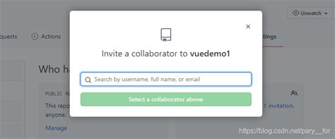 github —— 给他人开放 push 权限 github push权限 csdn博客