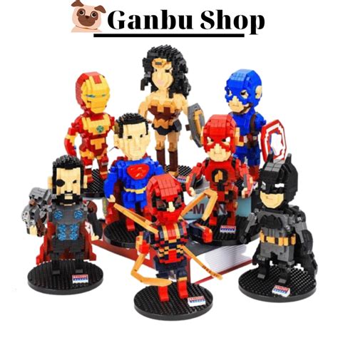 Mua Mô Hình Lắp Ráp 3d Mô Phỏng Siêu Anh Hùng Marvel Dc Avengers Giá