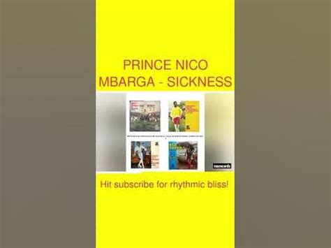 Prince Nico Mbarga Sickness Youtube
