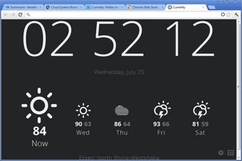 Currently For Chrome Weather And Time On New Tab Pages GHacks Tech News