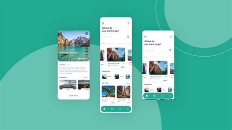 Travel Tour Ui Design Mobilewebsite Behance