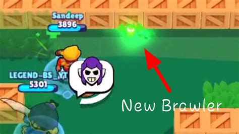 New Brawler Or Glitch Brawl Stars Youtube